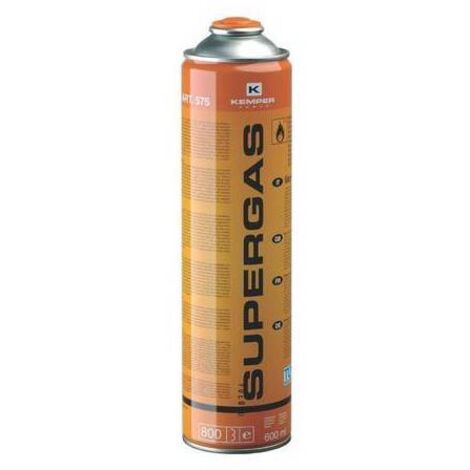Botella de Supergas ml. 600 (Propano 35% - Butano 65%) con fuga ...