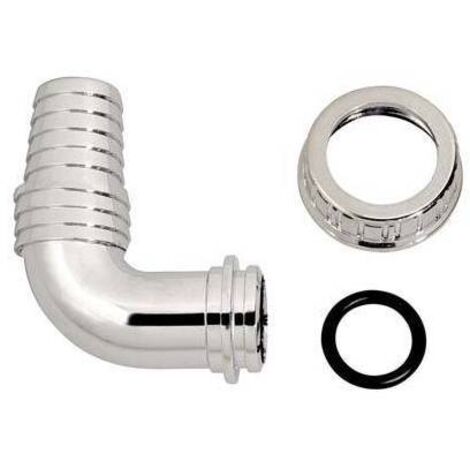 PORTAGOMMA CURVO + GHIERA SCARICO LAVATRICE