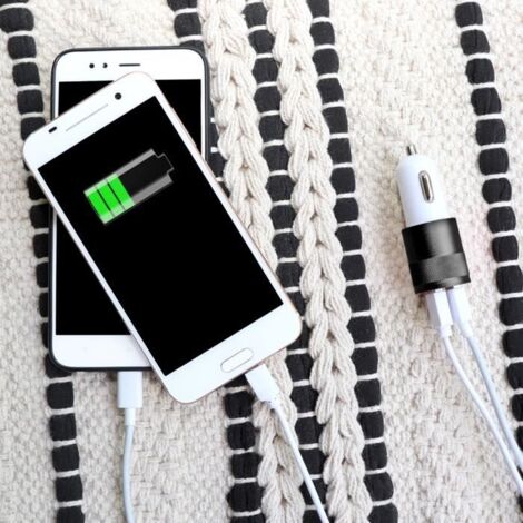 Cargador de Mechero USB - BQ - BQ-5565L Fest - Doble Puertos - Ultra ...