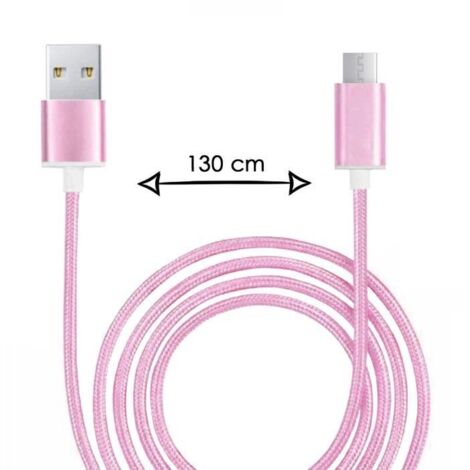 USB Cable - PH26 - BQ-Mobile BQ-5731L Magic S - Braided Nylon - 1.3 M ...