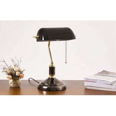 verre banquier lampe de bureau traditionnelle européenne classique ...