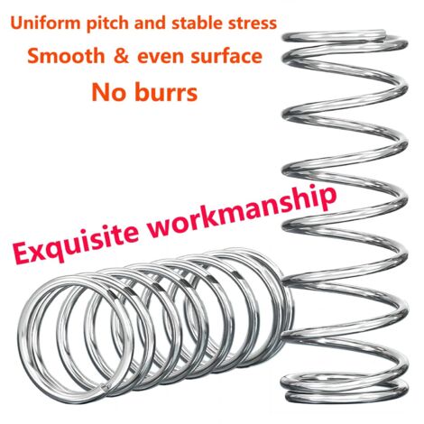 10 Pièces Ressorts Compression, Ressort de Compression en Acier ...