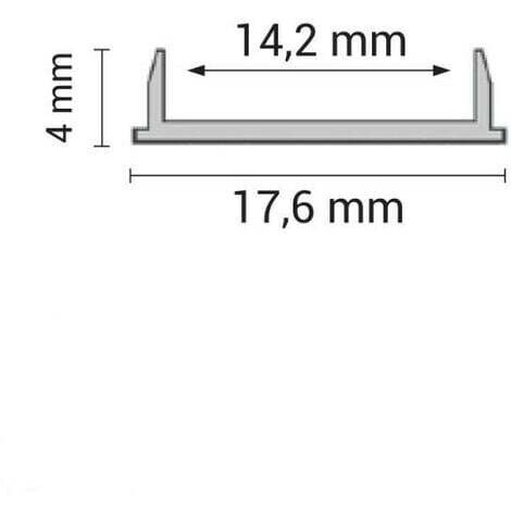 FLEXIBLE BENDABLE ALUMINIUM PROFILE FOR LED STRIP