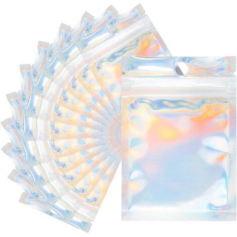 G2PLUS 100PCS Mylar Ziplock Bags Sachets Plastiques Zip-Sachets ...