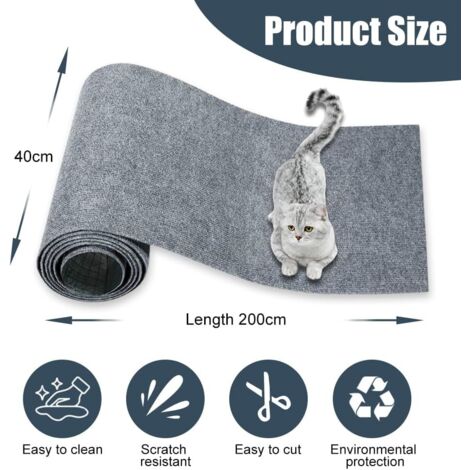 Protection Canape Anti Griffe Chat, Tapis Griffoir Autocollant, Protege ...