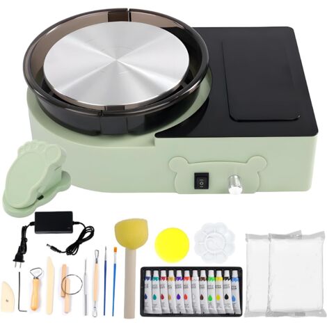 Machine de roue de poterie avec pédale de pied, roue d'argile de ...