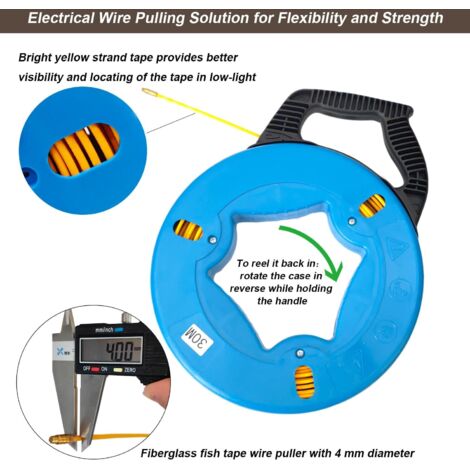 Tire Fil Aiguille Electricien 30M CâBle De Traction En fibre de verre ...