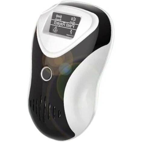 Insectifuge à ultrasons, insectifuge électronique (noir et blanc européen)
