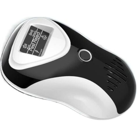 Insectifuge à ultrasons, insectifuge électronique (noir et blanc européen)