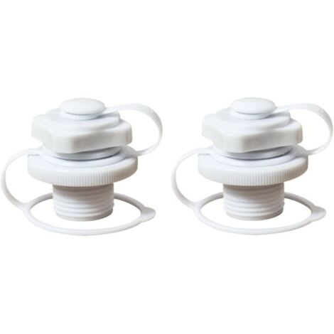 Lot de 2 bouchons d'air en spirale pour gonflage Lay-Z-Spay - Bouchon d ...
