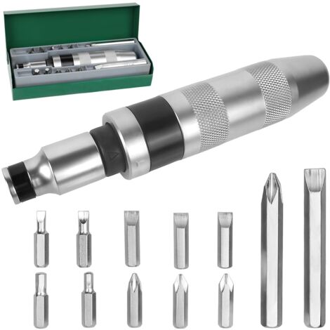 13 Piece Impact Screwdriver Set, Impact Driver Broken Screw Remover ...