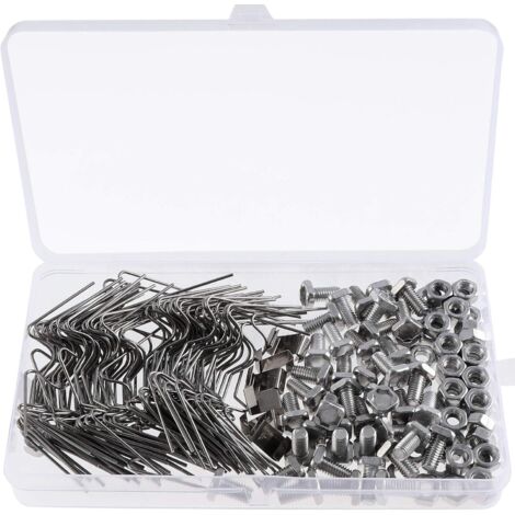 Kit de Réparation de Serre 230 Pièces - Clips de Vitrage Métalliques ...