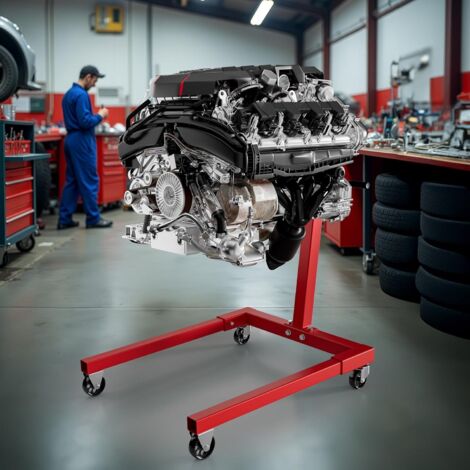 Wiltec Engine Mount Up to 1500 Lbs, Engine Lift with 360 Swivel Casters ...