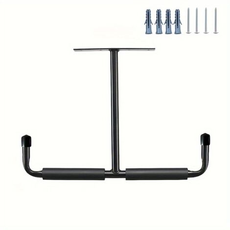 1pc Heavy-Duty Ceiling-Mounted Garage Storage Hook Rack - Overhead ...