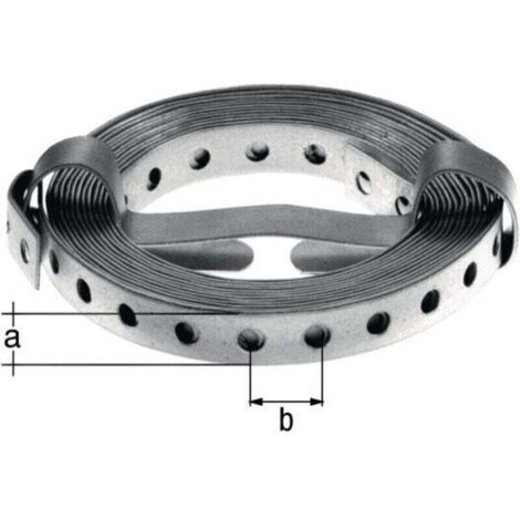 GAH Bande perforée Band-B20x1mm L.10m sdmverz - 334239