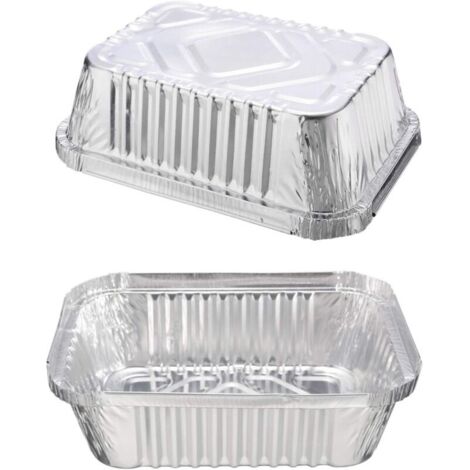 Lot de 25 bols jetables en aluminium pour barbecue, convient pour la ...