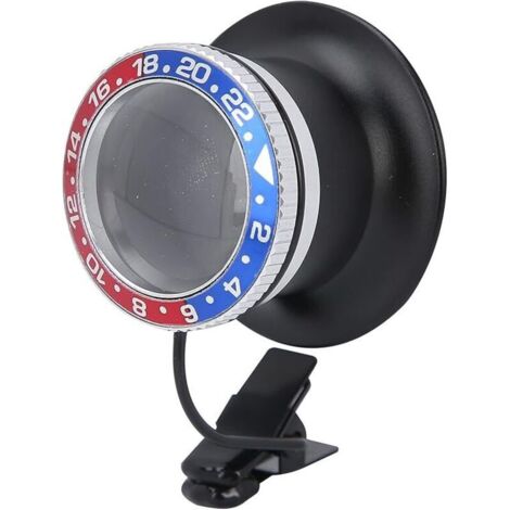 Loupe à boucle, 10x Loupe de bijoutier en aluminium sur les lunettes ...