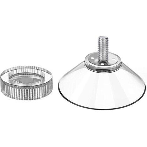 Threaded Suction Cups with Transparent Knurled Nuts, Kitchen Suction ...