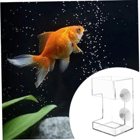 Distributeur de Nourriture pour Poissons d'aquarium en Plastique avec ...