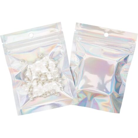 G2PLUS 100PCS Mylar Ziplock Bags Sachets Plastiques Zip-Sachets ...