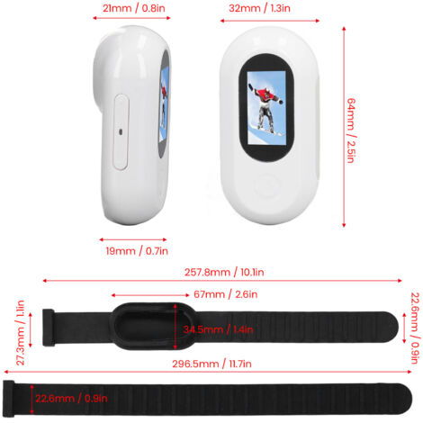 Caméra pour collier animalier haute définition portable, traqueur pour ...