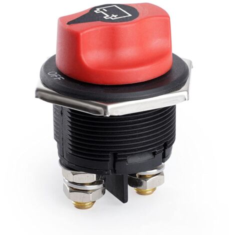 Interrupteur de Batterie Interrupteur Isolateur de Batterie 12-24V 200A ...