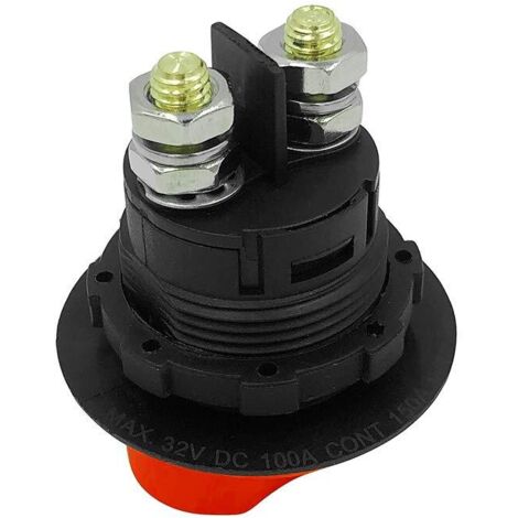 Interrupteur de Batterie Interrupteur Isolateur de Batterie 12-24V 200A ...