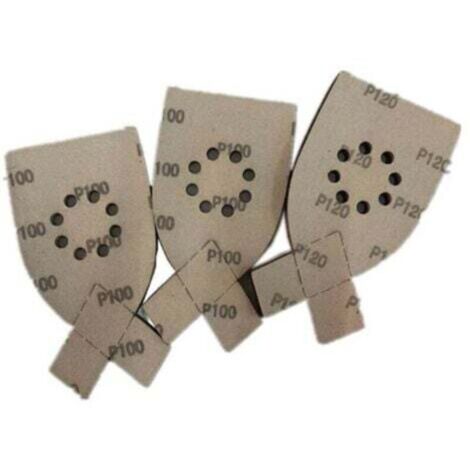Lot de 50 feuilles de papier abrasif pour ponceuse Black & Decker ...