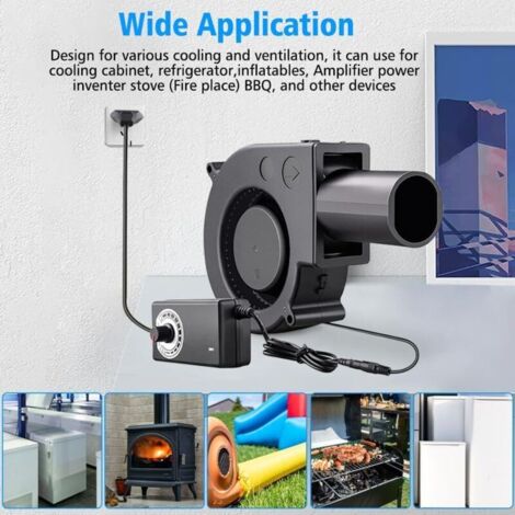 Ventilateur radial 12 V, 220 V, avec contrôleur pour appareils ménagers ...