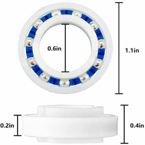 Jeu de 4 roulements à billes, adaptés à la roue du robot de nettoyage ...