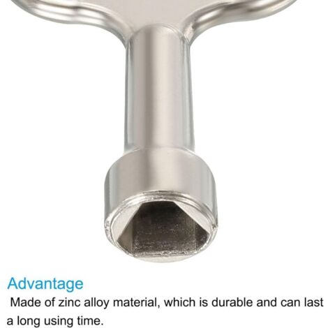 2 Pcs Cle Triangle Poubelle Clé Poubelle Jaune Triangulaire Clef ...