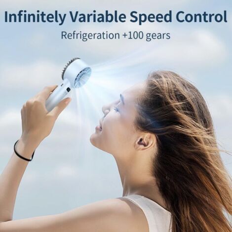 Ventilateur portatif avec mode refroidissement, moteur à turbine ...