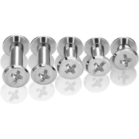 80 Ensemble Chicago Vis Assortiment Kit 5 Tailles Vis à Tête Croix ...