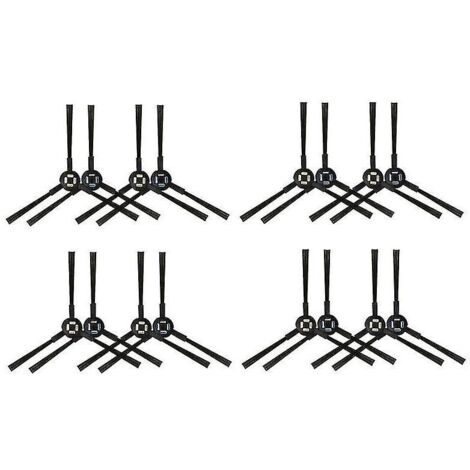 Pack de 8 brosses laterales lavables pour aspirateur robot de serie ...
