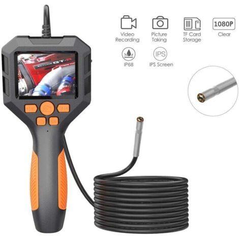 Endoscope industriel de poche avec camera serpent et eclairage LED ...