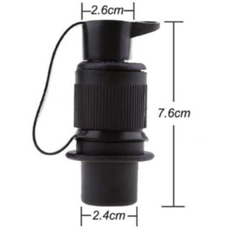Two 3-pin trailer sockets, used for 3-pin male coupling plugs for ...