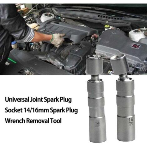 Douille bougie 14mm / clé à bougie 16mm, 2 pièces de clé à bougie ...