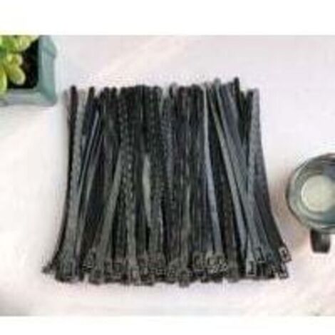 Collier de Serrage Réutilisable en Nylon 200 mm × 7,6 mm Attache Câble ...