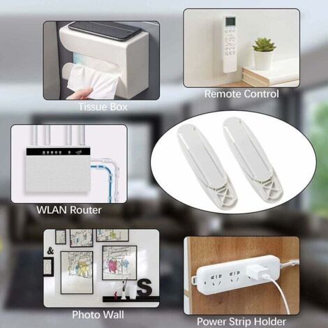 10 Pièces Support Mural pour Bloc multiprise,Support Mural Multiprise ...