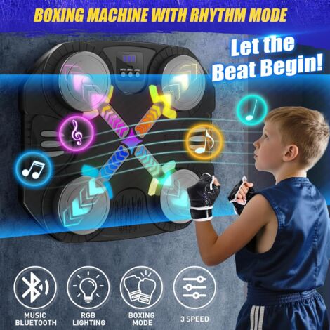 Machine de Boxe Musicale Jouet de Sport pour Enfants - Cible Bluetooth ...