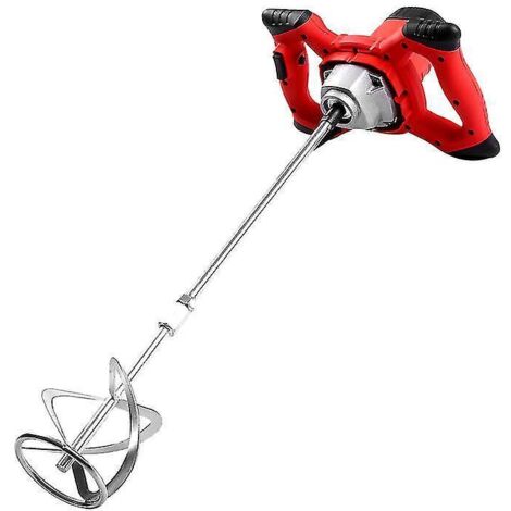 Malaxeur à béton électrique 2100 W, 6 vitesses, portatif, idéal pour le ...