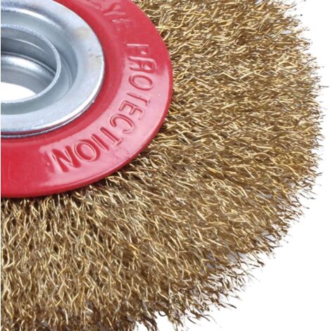 Wire wheel machine with flat wire brush for derusting steel wire wheel ...