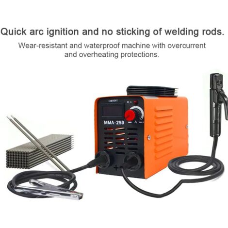 Mini poste a Souder：4KW 250A 220V MMA Poste a Souder ARC Pour soudage ...