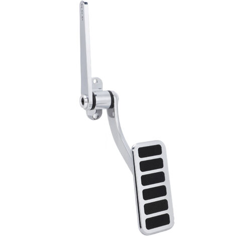 Pédale d'accélérateur universelle en aluminium poli, 4,5 pouces X 2 ...