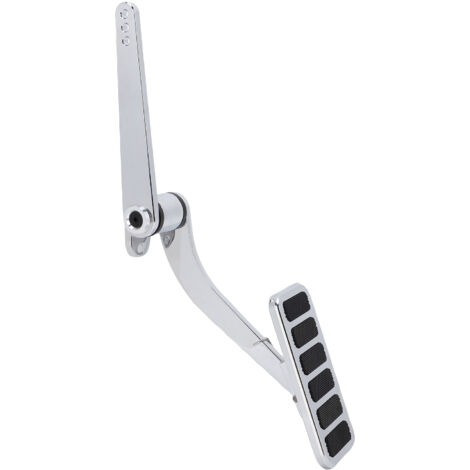 Pédale d'accélérateur universelle en aluminium poli, 4,5 pouces X 2 ...