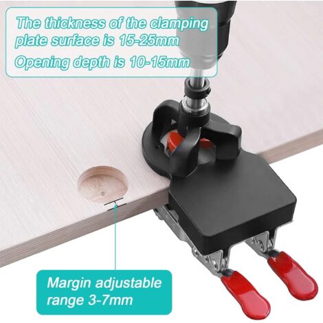 Pince Double 35 mm Gabarit de Percage Charniere, Caché Alliage d ...