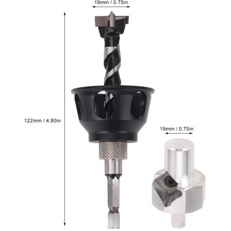 19mm Guide de perçage Perçage vertical Gabarit de perçage pour le ...