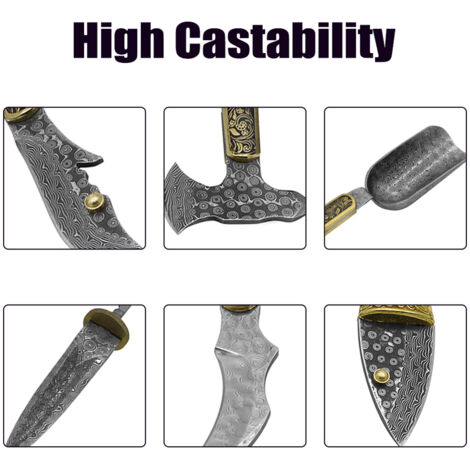 Damas en acier en acier à motifs d'embryon d'embryon de forge