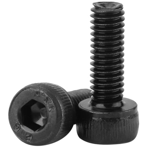 Kit de 240 vis à tête hexagonale creuse M4 en acier au carbone (6/8/10 ...