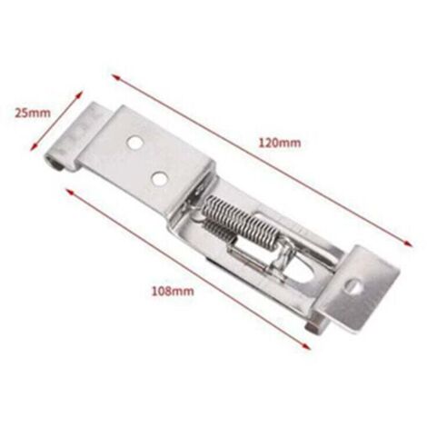 Two trailer license plate holders, one pair of spring loaded stainless ...